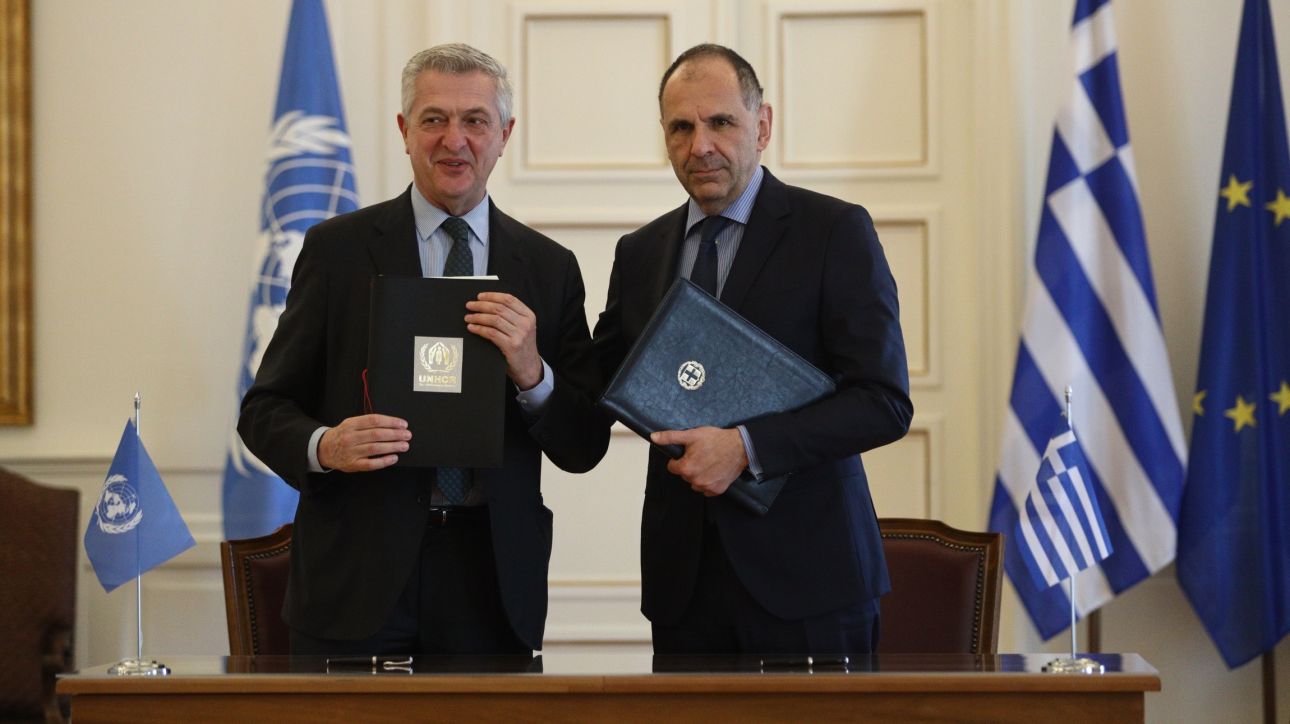 Συνάντηση Γεραπετρίτη με τον Ύπατο Αρμοστή του ΟΗΕ για τους πρόσφυγες ...