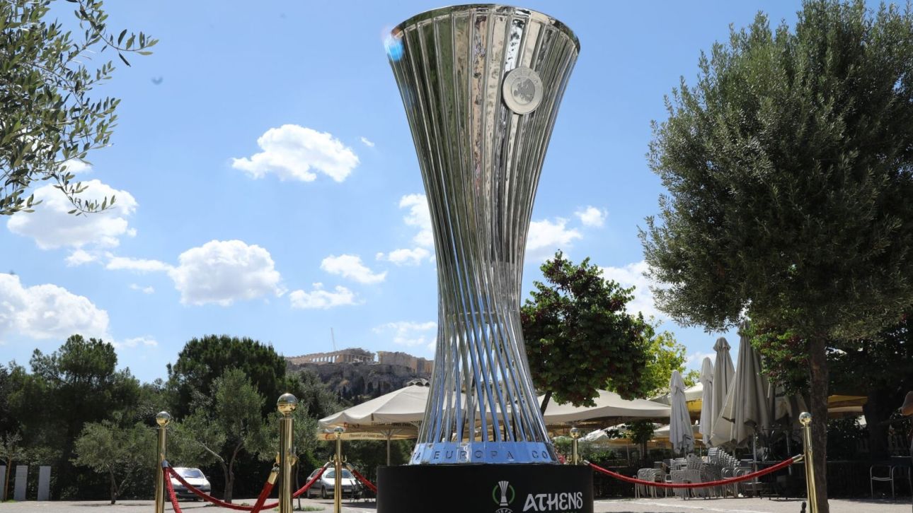 Τελικός Europa Conference League: Στο Θησείο το γιγάντιο τρόπαιο - CNN.gr